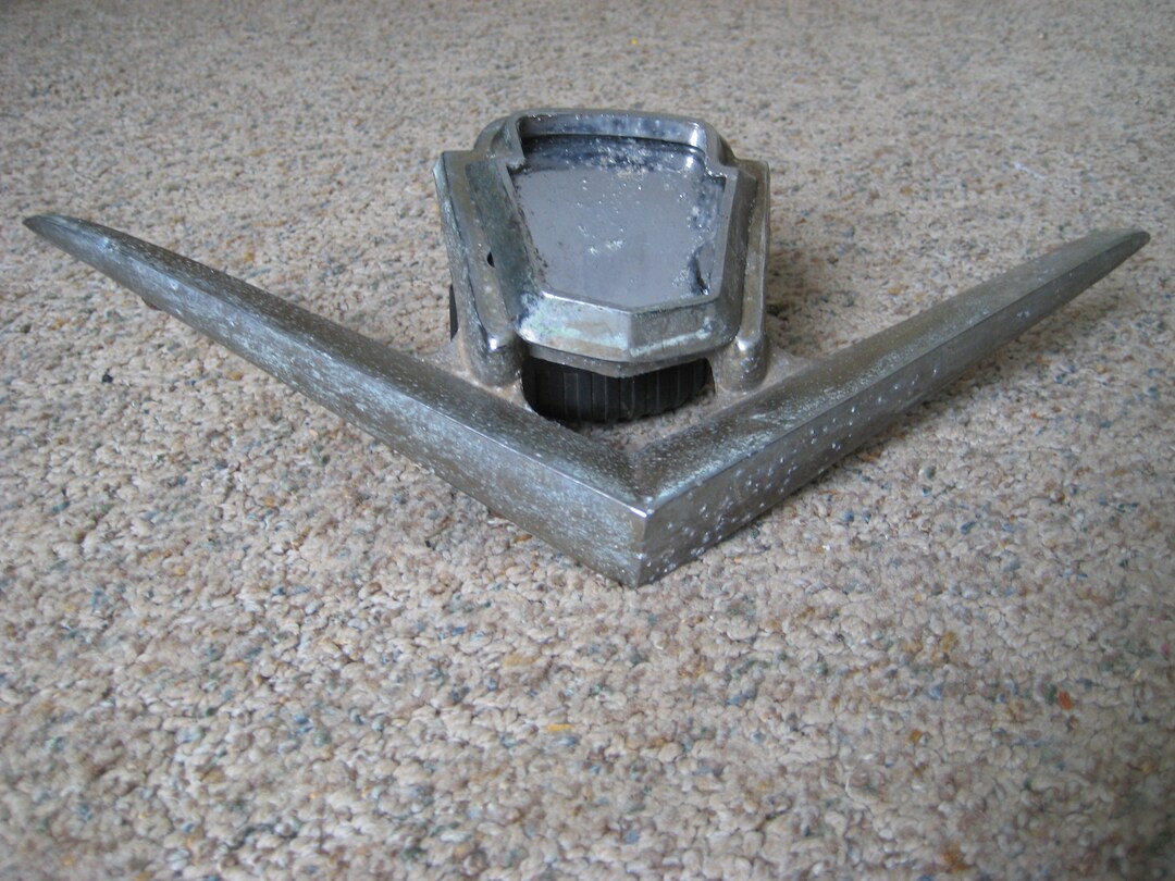 Ford 1955-56 Hood / Truck V Emblem / Ornament & Crest Holder. - Etsy