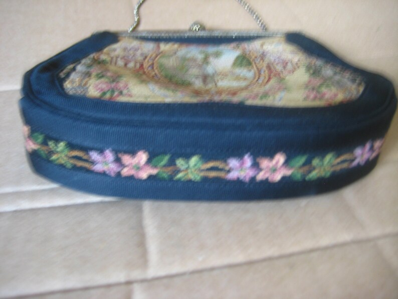 Tapestry Purse With Courting Scene. Antique - Etsy