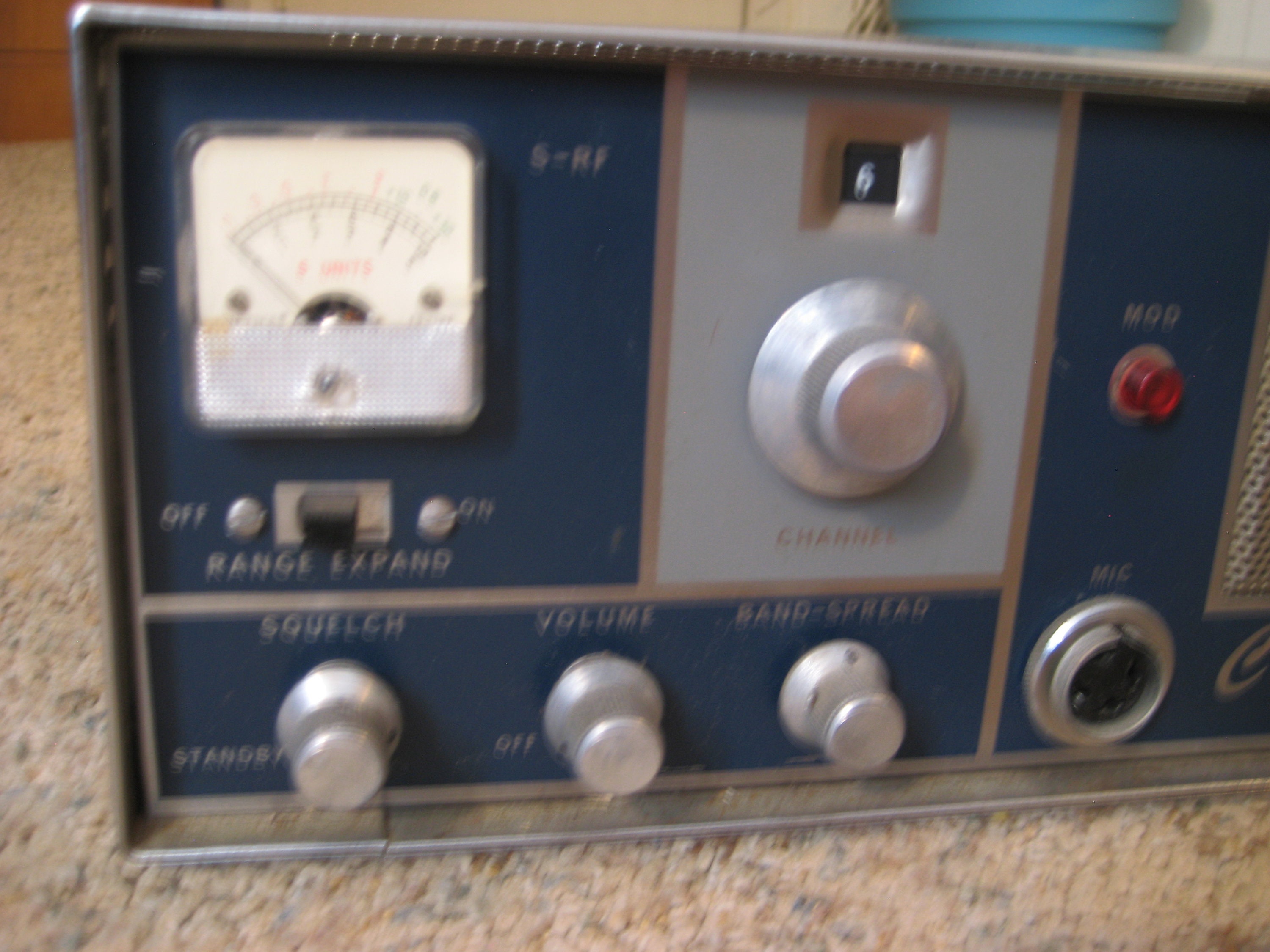 Courier Twenty Three Plus 23 Channel CB Tube Radio Base Transceiver ...