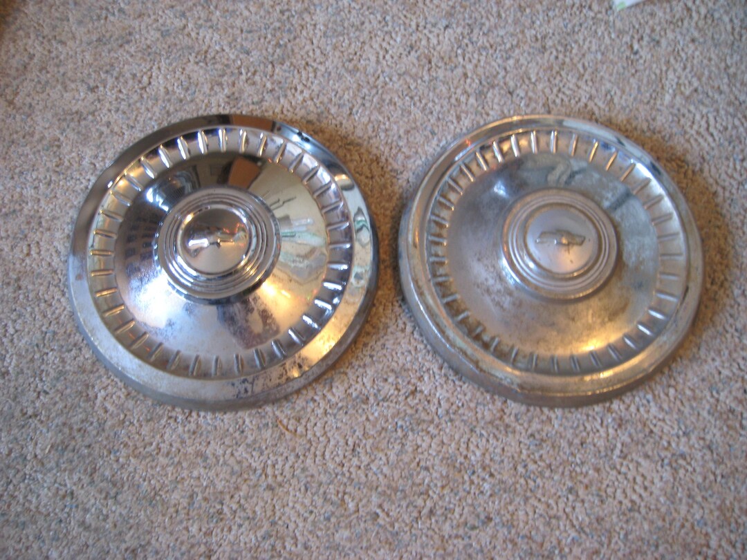 Chevy Corvair, Nova, 1962-64 Dog Dish Hubcaps. ( Set of 2 ). - Etsy