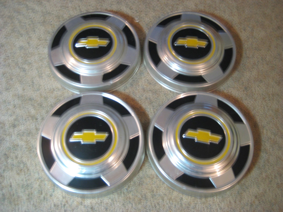 Chevy 1973-87 1/2 Ton 10 1/2 Inch Dog Dish Hubcaps. Set of 4 . - Etsy