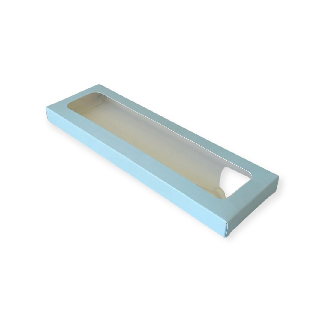 Light Blue Mini Cookie Box- Cookie Packaging- Cookie Window Box- Mini ...