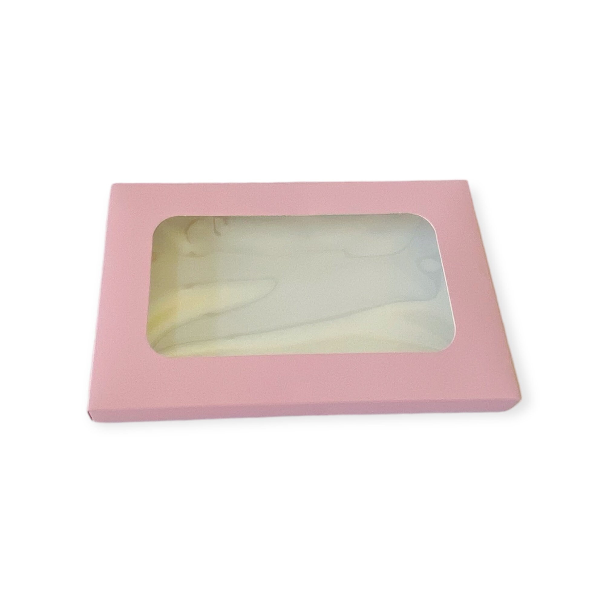 Light Pink Medium Cookie Box Cookie Packaging Cookie Window Box Coated ...