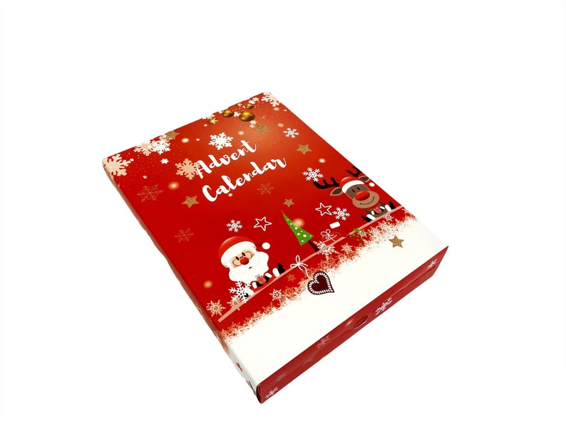 12 Advent Calendar Boxes 24 Windows - Etsy