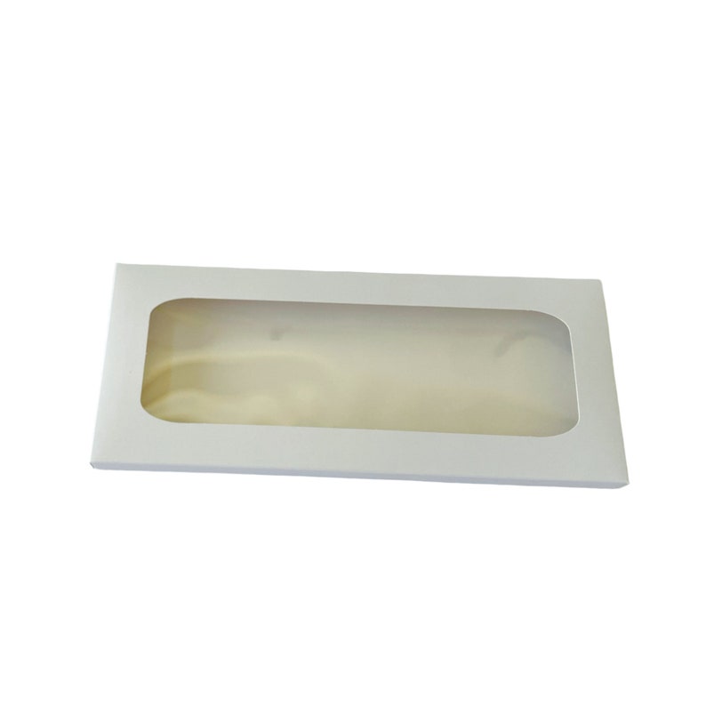 White Large Cookie Box Cookie Packaging Cookie Window Box Coated Cookie ...