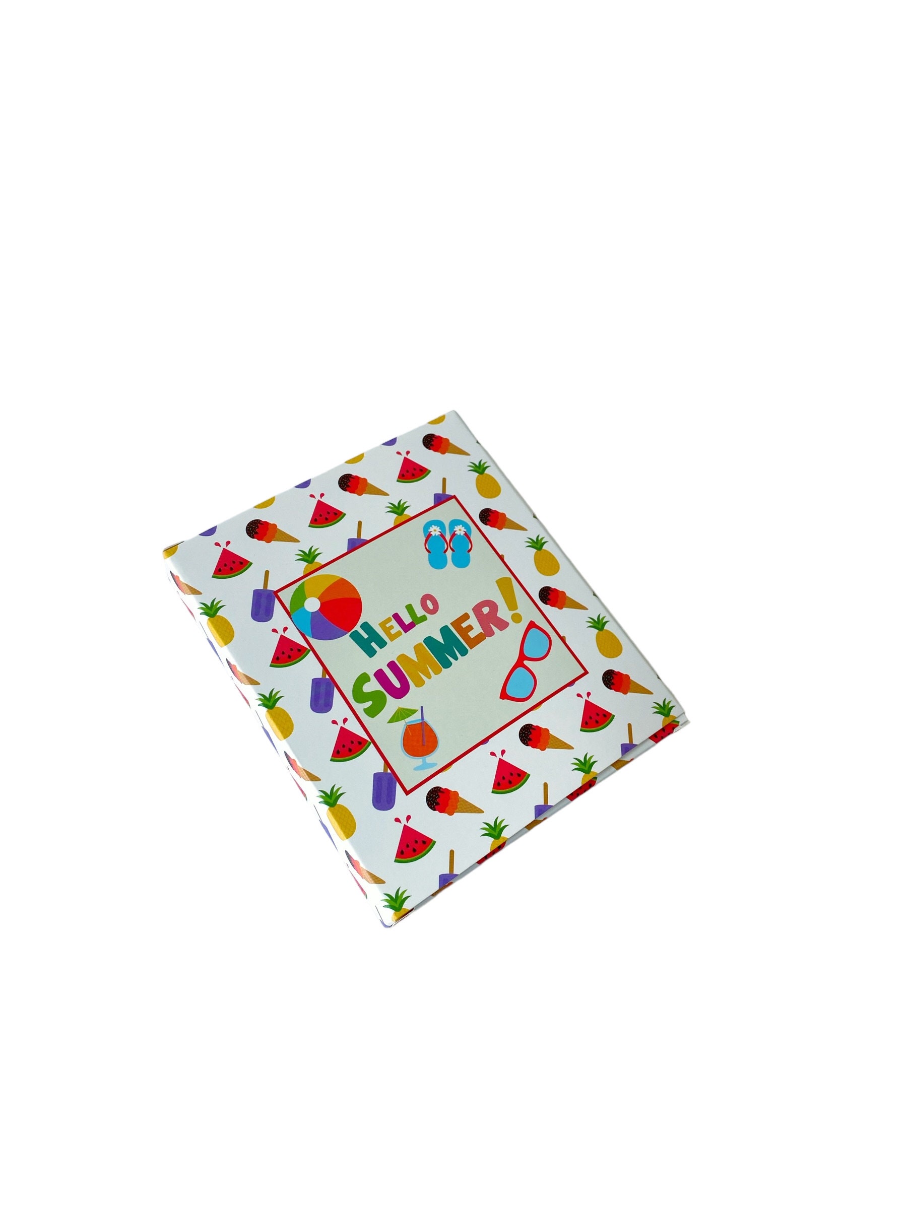 Hello Summer Cookie Box, Summer Box, Summer Cookie Packaging, Window ...