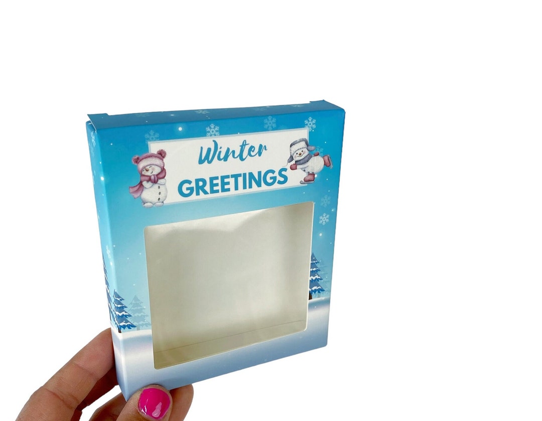 Christmas Cookie Packaging, Winter Wonderland Cookie Box- Window Box ...