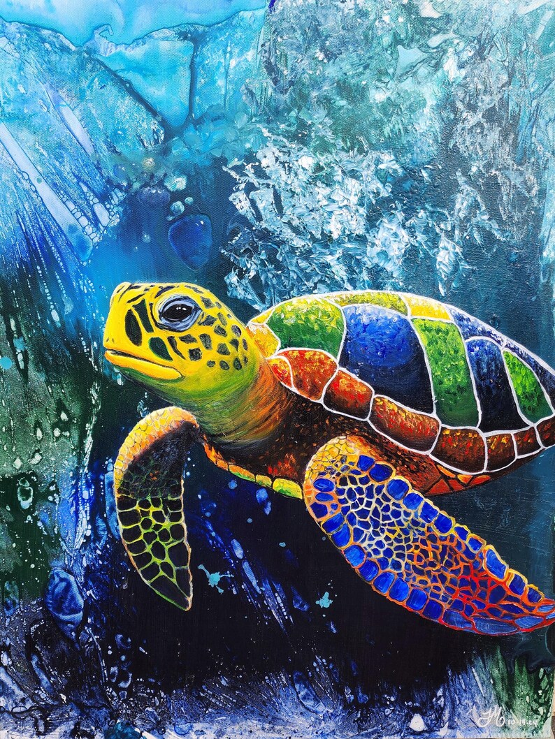 Padre, Abstract Turtle - Etsy