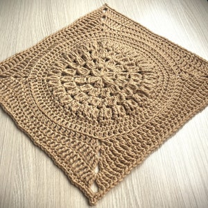 Crochet Autumnus Square+crochet Pattern+crochet Blanket Square+crochet ...