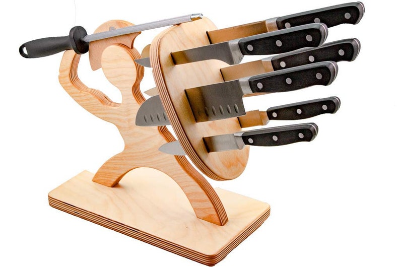 Spartan Knife Block Baltic Birch Edition Now Available With - Etsy