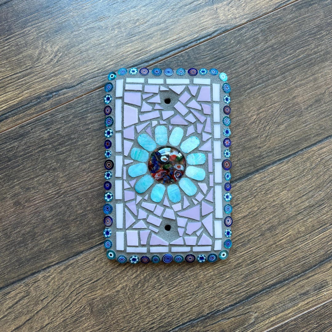 Mosaic Light Switch Blank Cover - Etsy