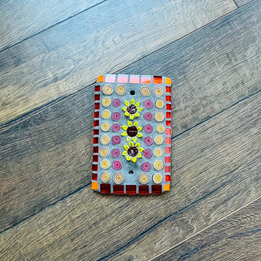 Mosaic Light Switch Blank Cover - Etsy