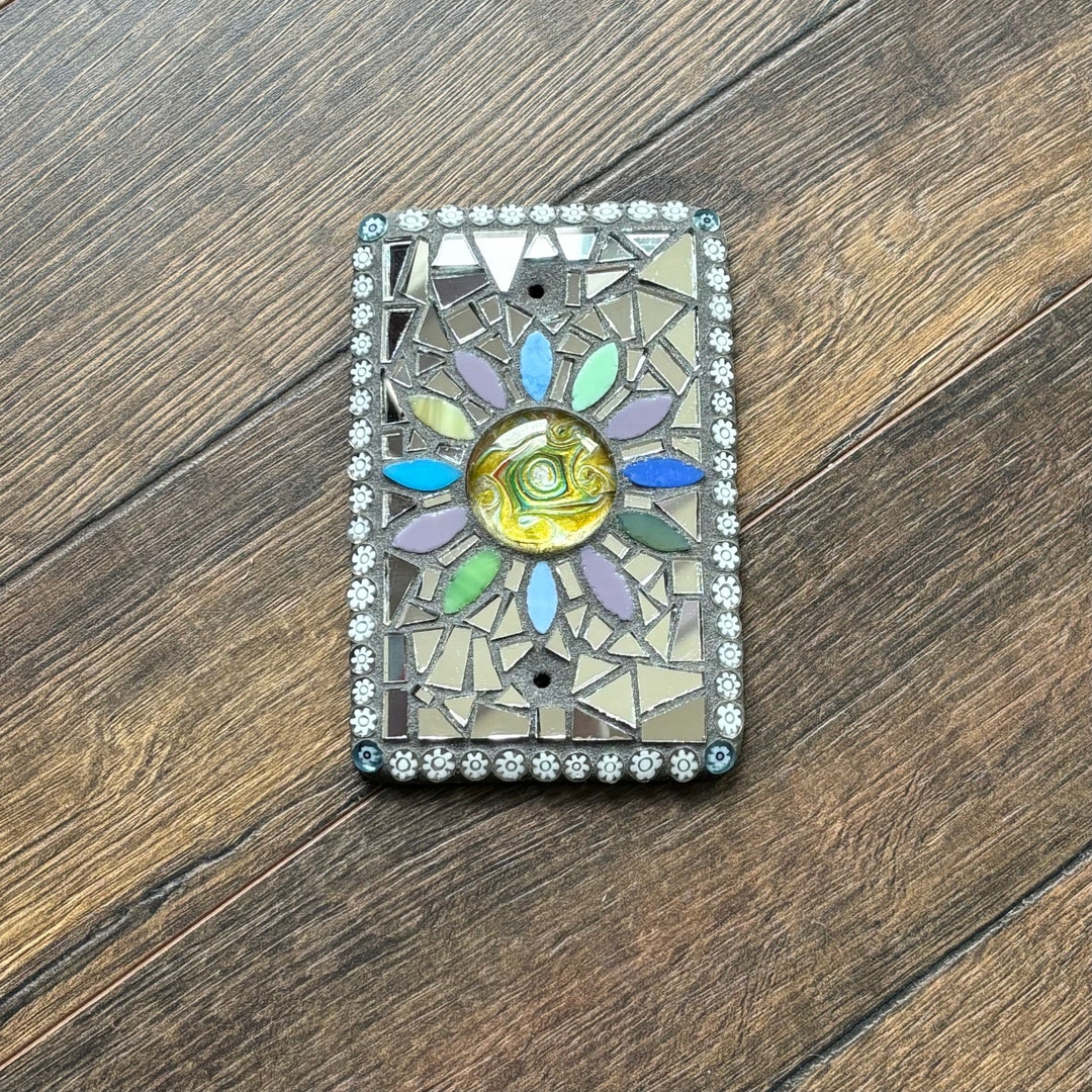 Mosaic Light Switch Blank Cover - Etsy