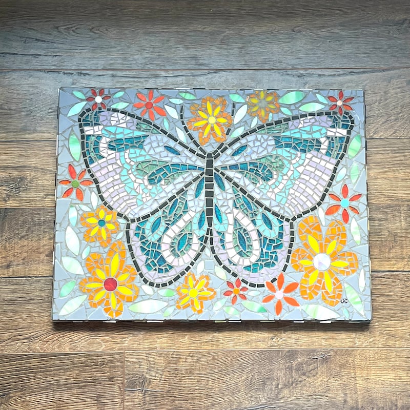 Mosaic Butterfly - Etsy