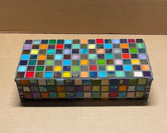 Glass Mosaic Box | Etsy