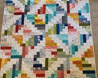 Playful Pathways Quilt Pattern in 4 Sizes PDF 435e - Etsy