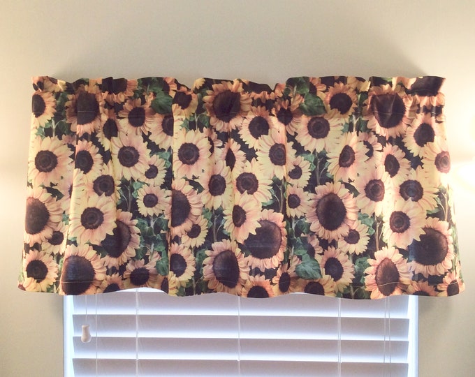 Sunflower Valance - Etsy