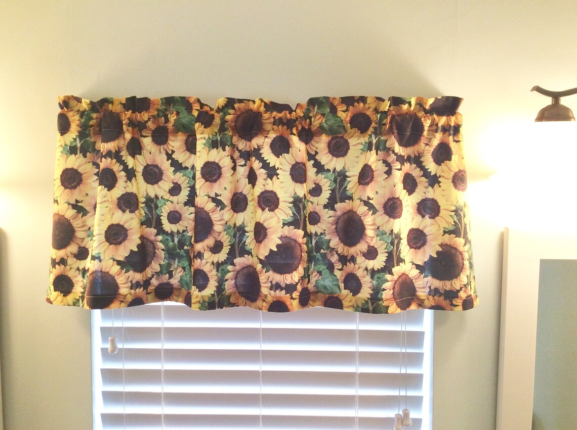 Sunflower Valance - Etsy
