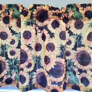 Sunflower Valance - Etsy