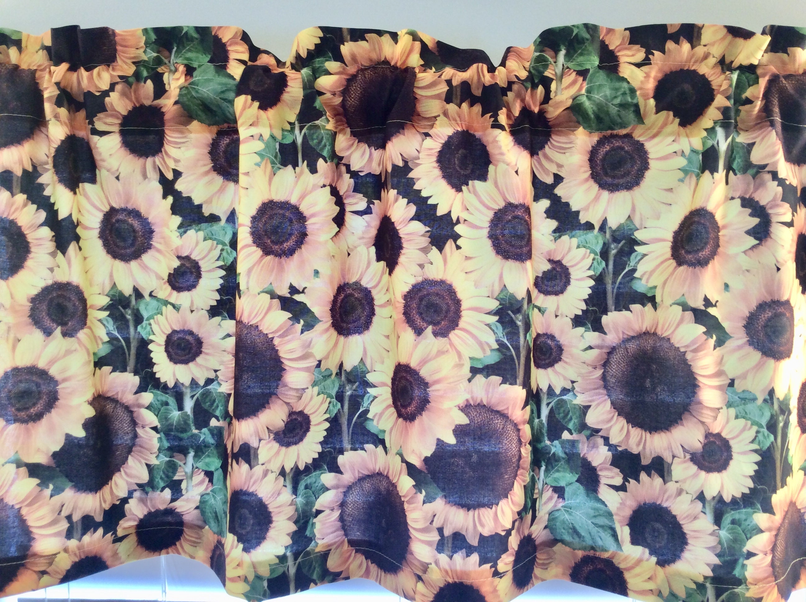 Sunflower Valance - Etsy
