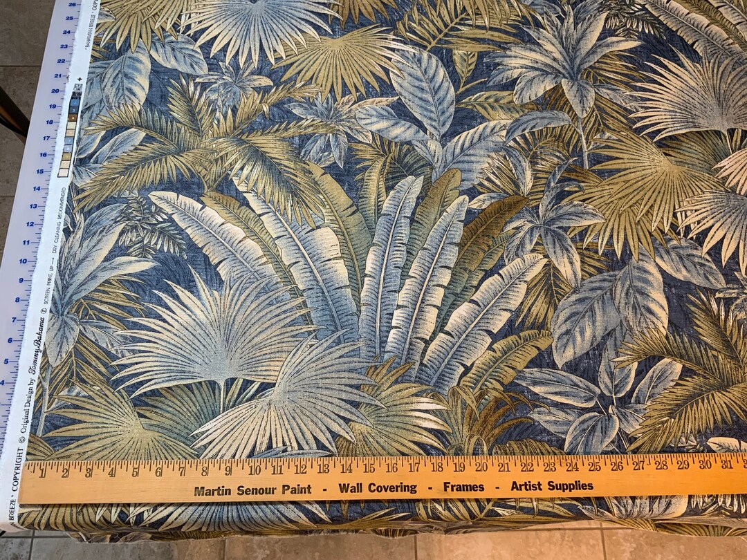 Bahamian Breeze Ocean Fabric by Tommy Bahama, 54 Wide, Linen/rayon ...