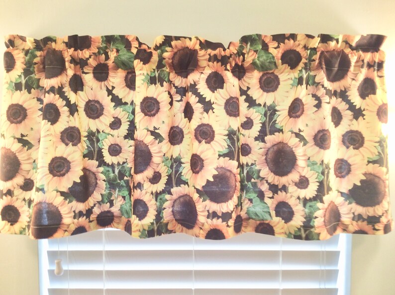 Sunflower Valance - Etsy