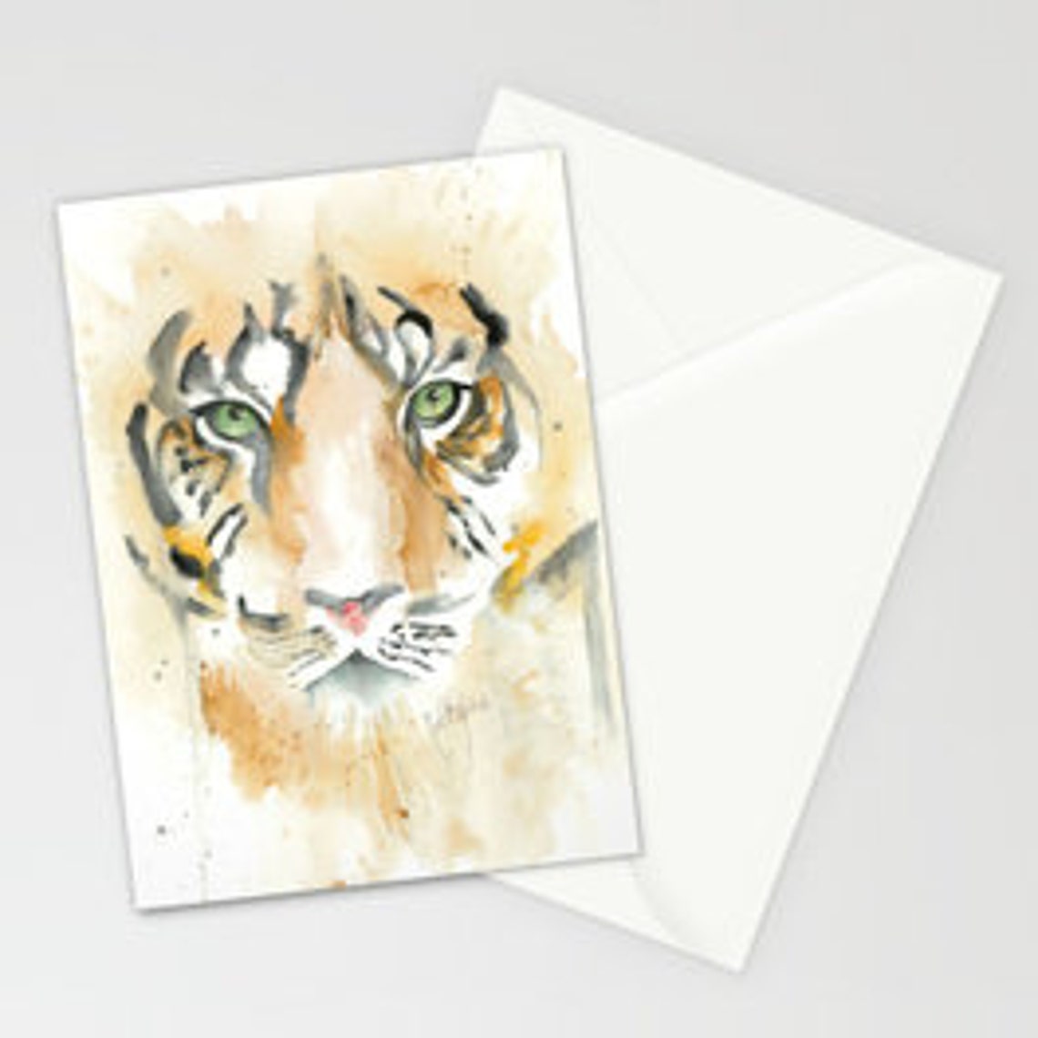 5-tiger Card / Card for Him / Card for Her / Wild Animal Card - Etsy