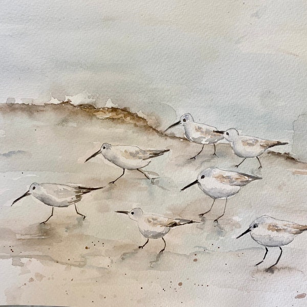 Sandpiper Wall Art - Etsy