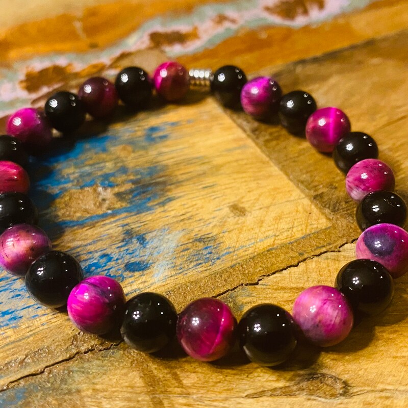 Pink Tigers Eye - Etsy