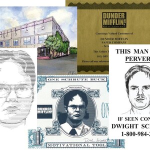 The OFFICE ULTIMATE FAN gift set Golden Ticket Schrute | Etsy