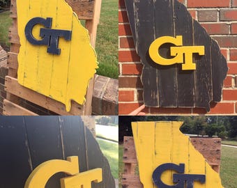 Georgia tech logo | Etsy