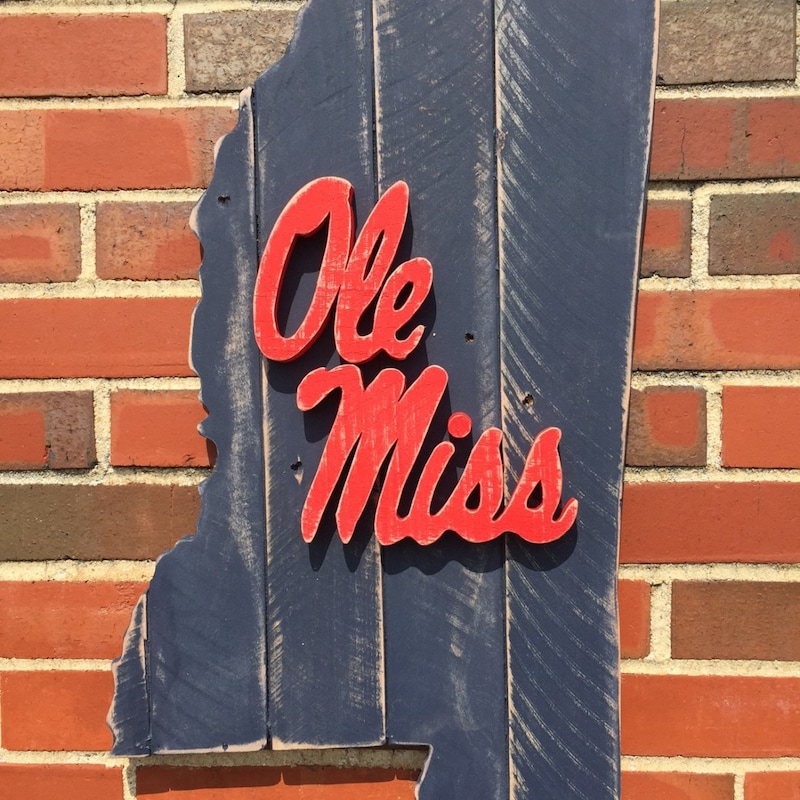 Ole Miss Wall Decor - Etsy
