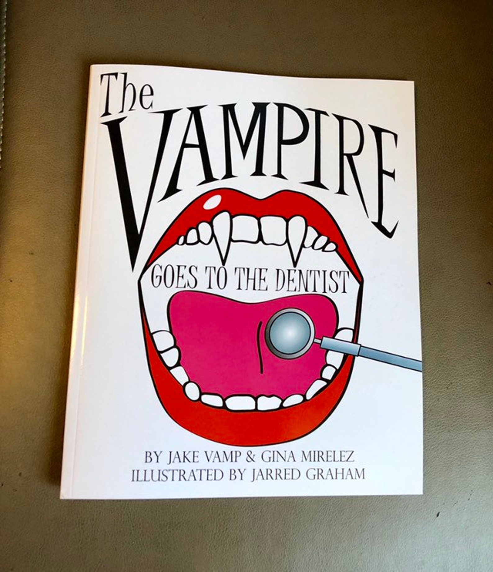 The Vampire Goes to the Dentist. Children's Story. First - Etsy