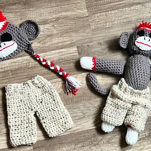 Sock Monkey Pants - Etsy