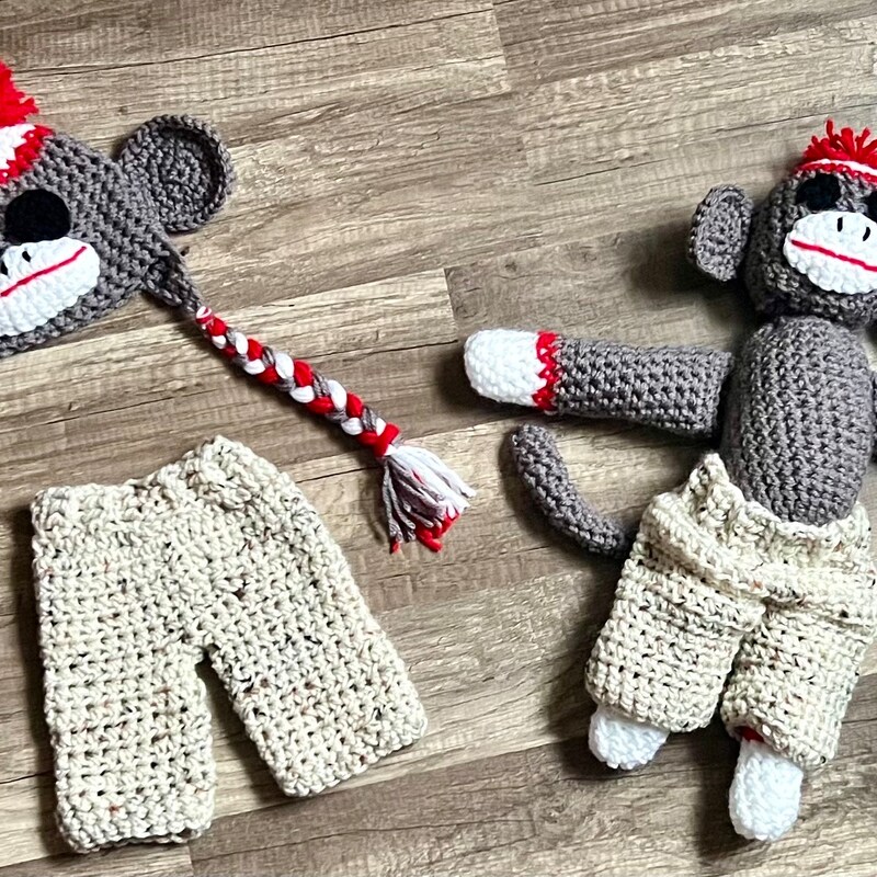 Sock Monkey Pants - Etsy