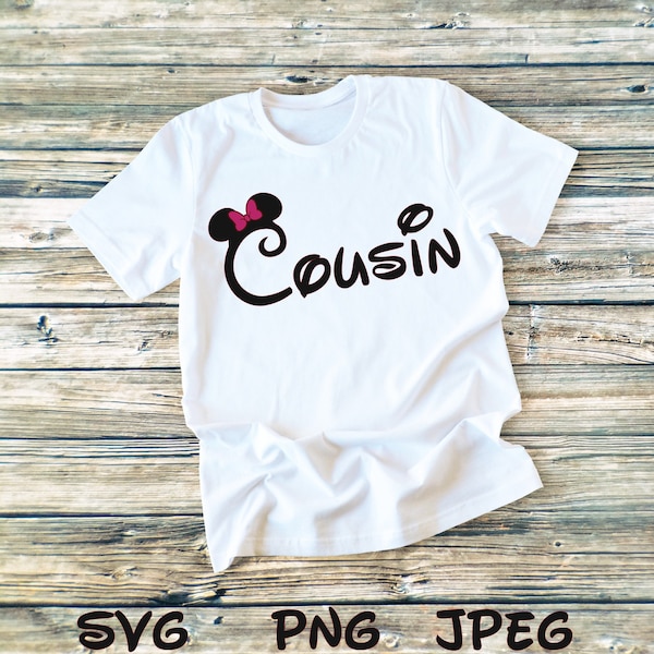 Mickey Cousin Svg - Etsy