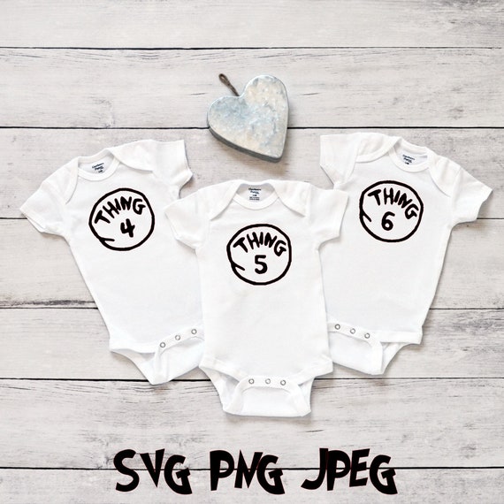 Thing 45 and 6. Digital Download SVG PNG JPEG | Etsy