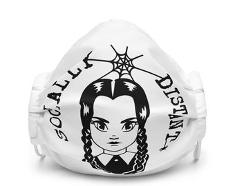 Wednesday Addams Mask - Etsy