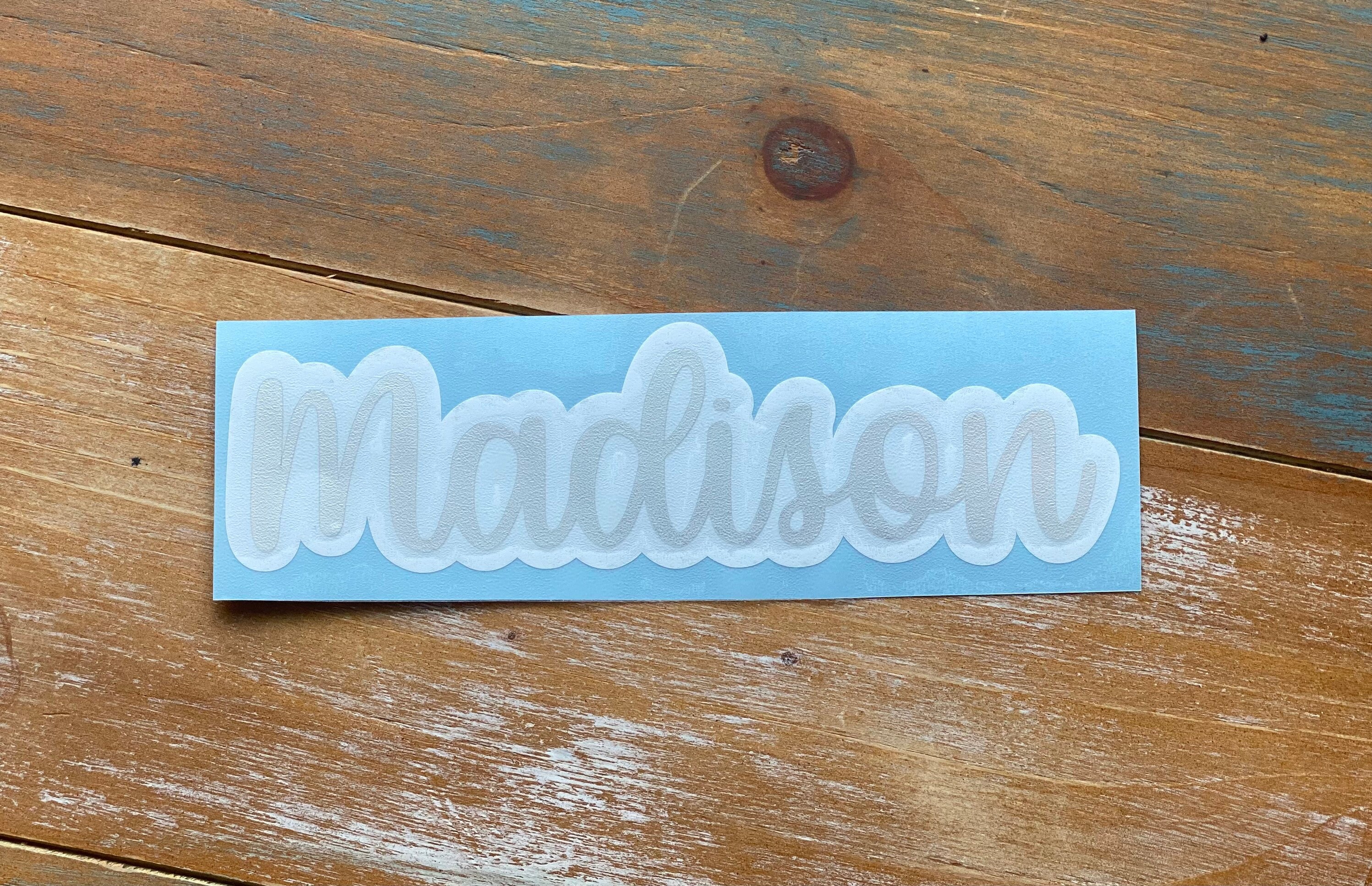 Name Decal Personalized Name Decal Vinyl Decal Car Decal - Etsy