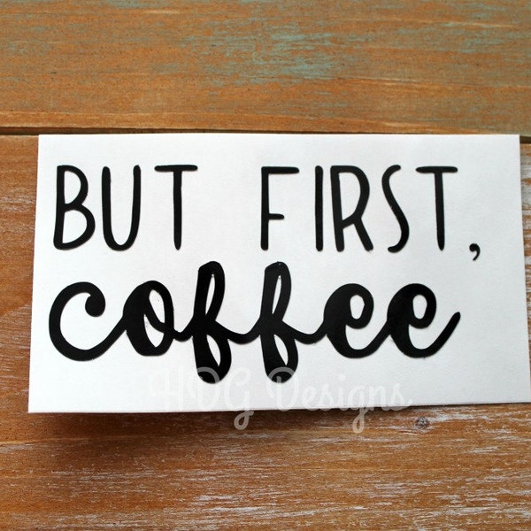 Coffee Decal - Etsy