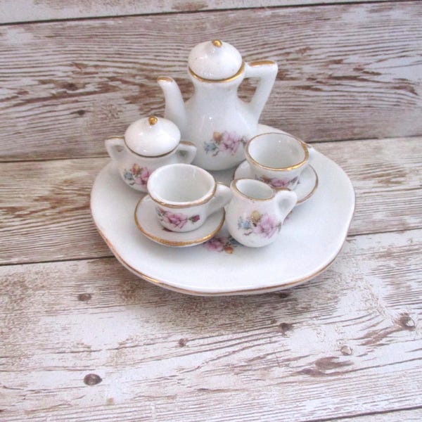 Miniature Tea Set - Etsy