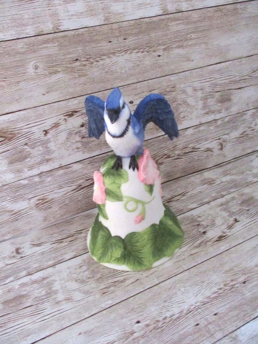 Vintage Avon Bell, 2001 Blue Jay Bird Figurine ,vintage Porcelain Bell ...