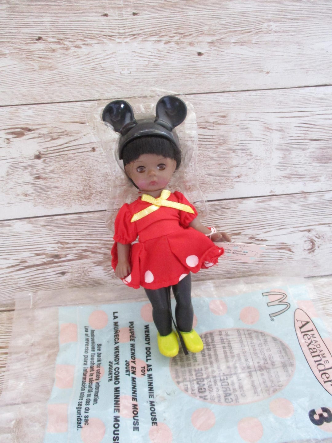 Mcdonalds Madame Alexander Wendy Doll as Minnie Mouse 2000's Vintage ...