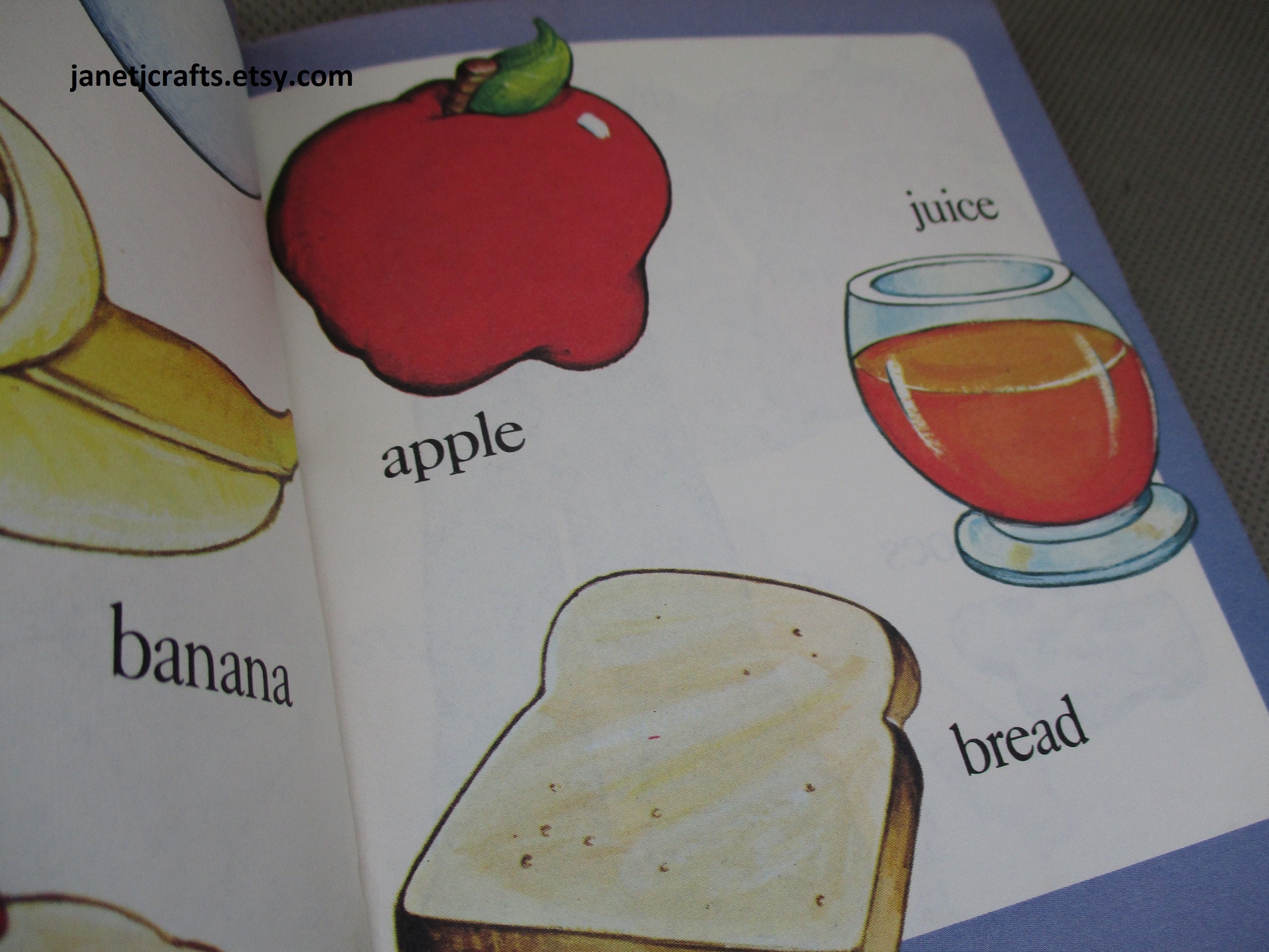 Vintage Little Golden Book My Book of Words 1982 - Etsy