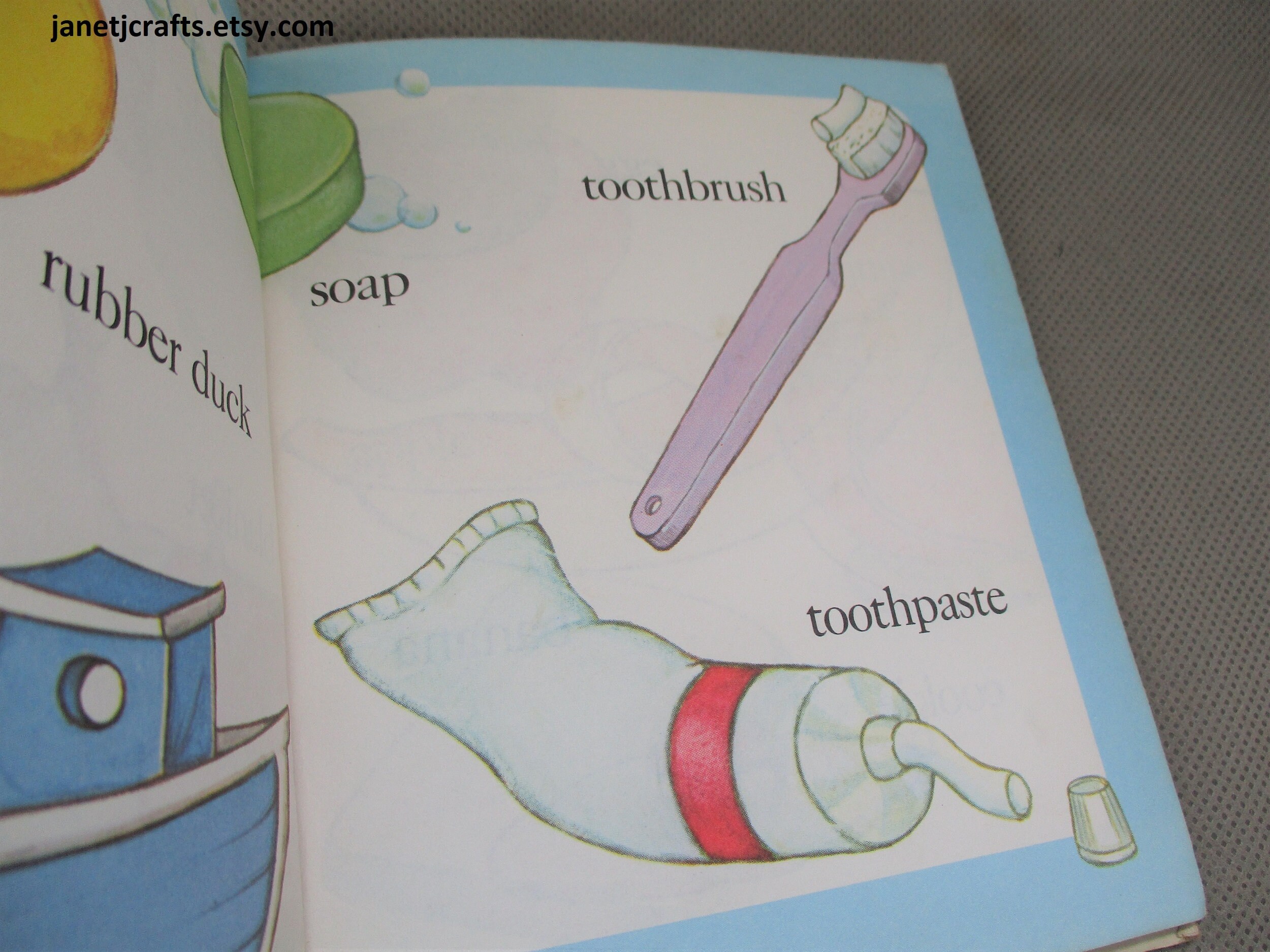 Vintage Little Golden Book My Book of Words 1982 - Etsy