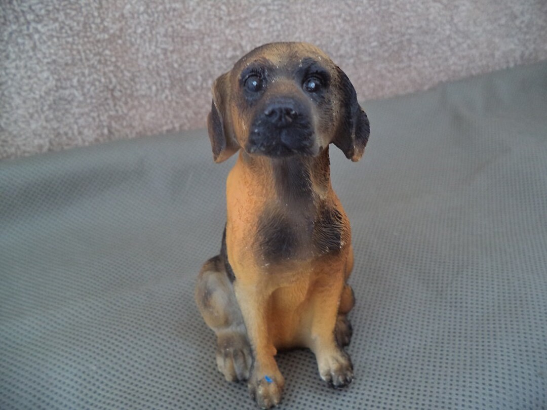 Vintage Dog Figurine, Plastic Dog Figurine , Hard Plastic Dog Knick ...