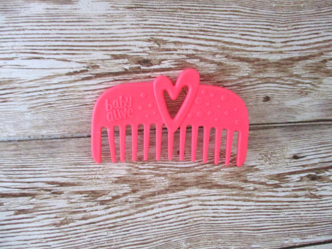 Vintage Baby Alive Pink Plastic Comb Doll Baby Accessories Replacement ...