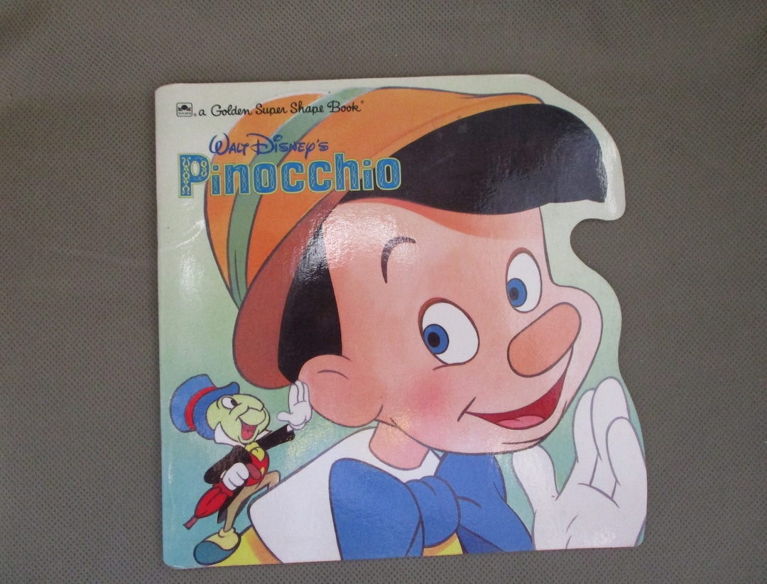 Vintage Pinocchio ,1988 Walt Disney Story Book ,vintage Children Book ...