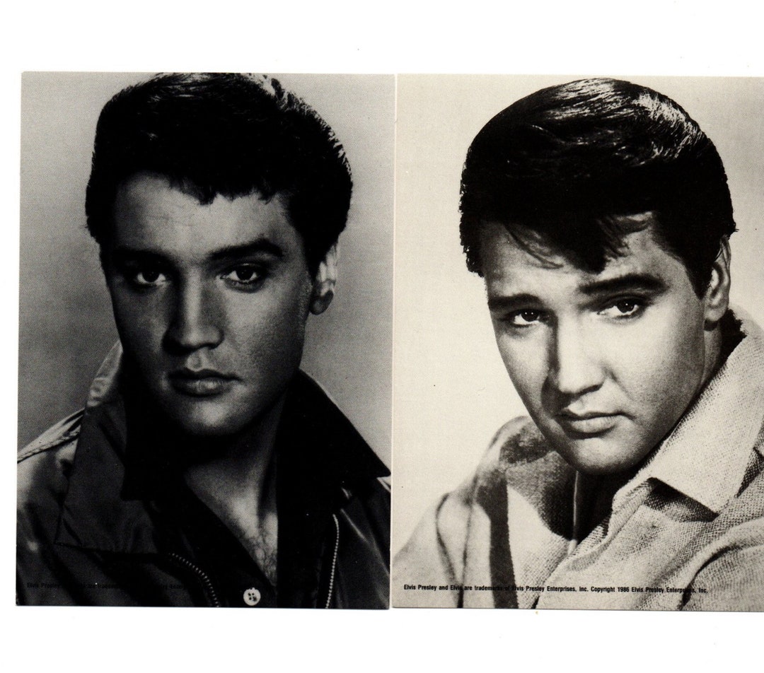 Vintage Elvis Presley 1990 's Post Cards ,lot of Two, Made by Advanced ...