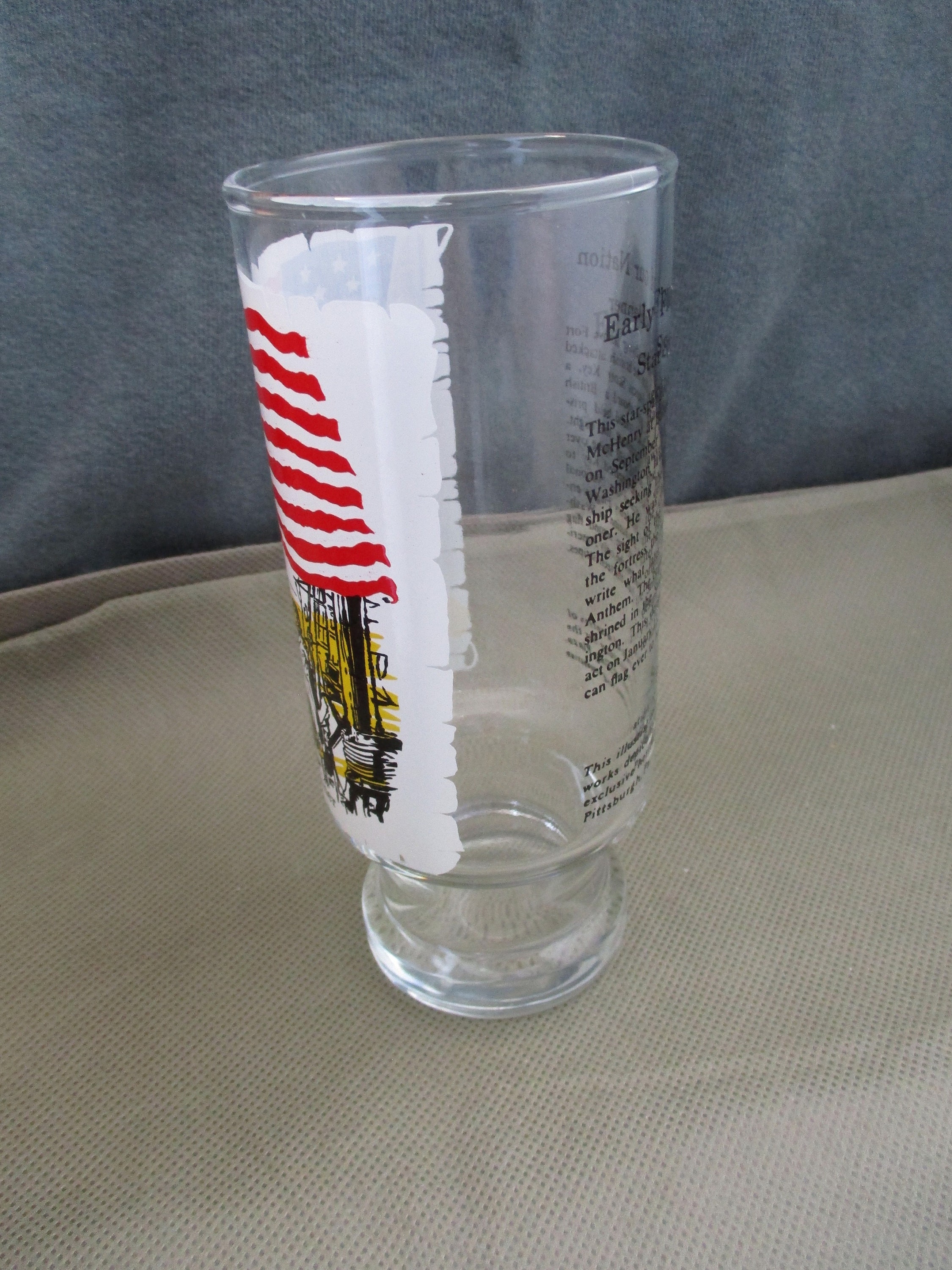 Vintage National Flag Drinking Glasses 1973 Foundation - Etsy
